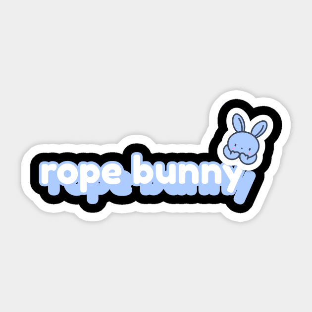 Bdsm Rope Bunny Kinky Sticker Teepublic